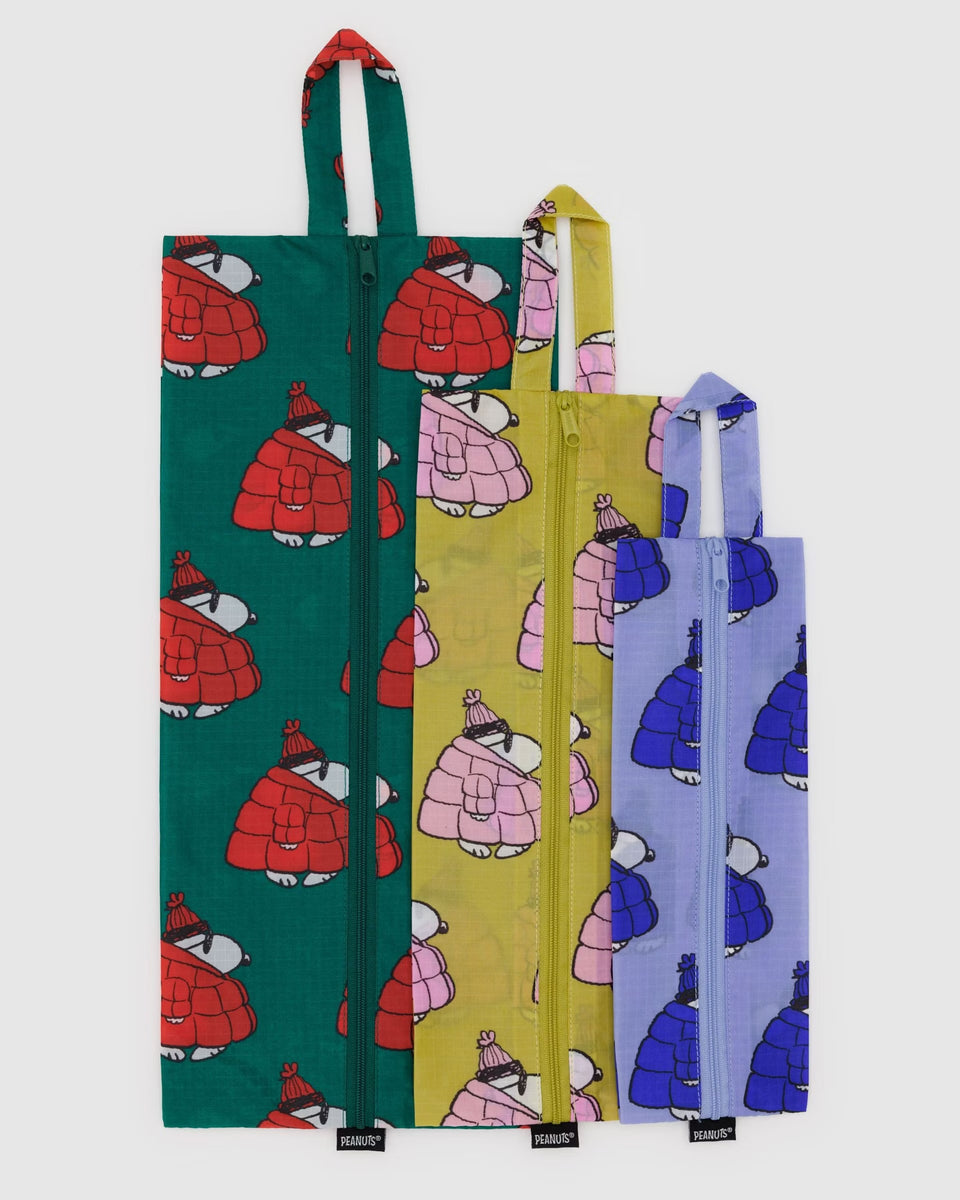 Baggu 3D Zip Set - Puffer Snoopy – Forest Makers
