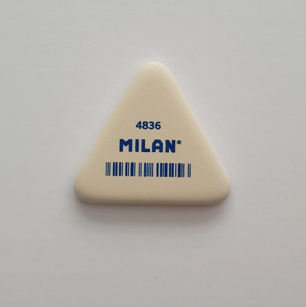 MILAN Triangle Eraser 4836 White – Forest Makers